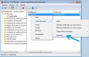 Exportar un Certificado Digital con Clave Privada marcada como no Exportable ...