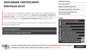 Renovar certificado digital ACCV | CertificadoDigital.top